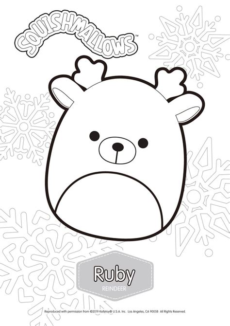 Squishmallows Coloring Pages Printable Coloring Pages