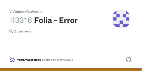Folia Error · Issue 3316 · Viaversionviaversion · Github
