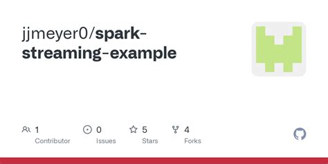 Github Jjmeyer0spark Streaming Example
