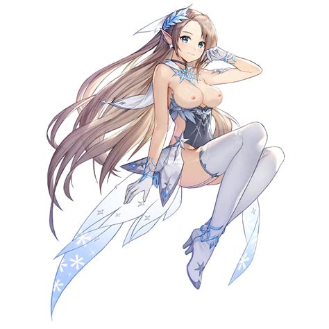 Rule 34 1girls Blush Breasts Dark Elf Elf Female Female Grey Hair