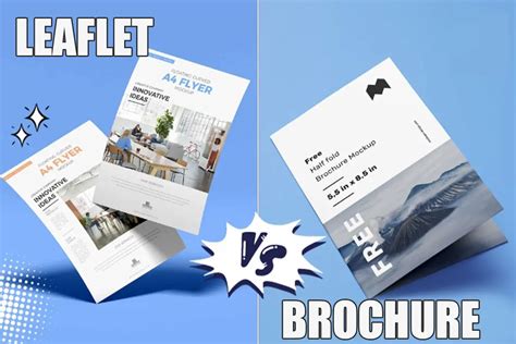 Brochure Vs Leaflet A Quick Guide To Choosing The Right Printed
