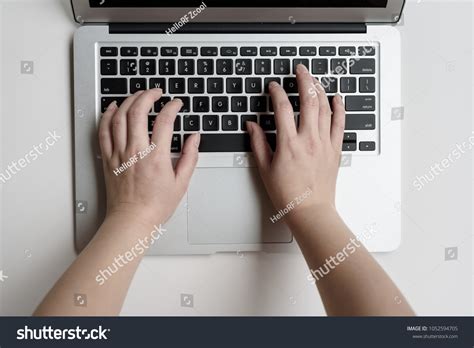 Typing Both Hands Stock Photo Shutterstock
