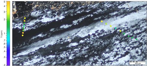 Cross Polarized Image Showing Dynamically Recrystallized Quartz In An Download Scientific