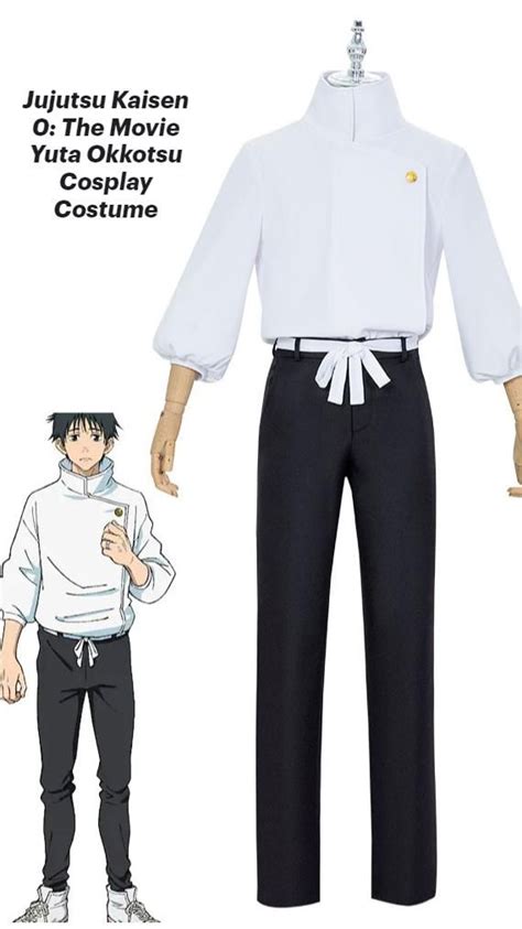 Hallowcos Jujutsu Kaisen 0 The Movie Yuta Okkotsu Cosplay Costume In