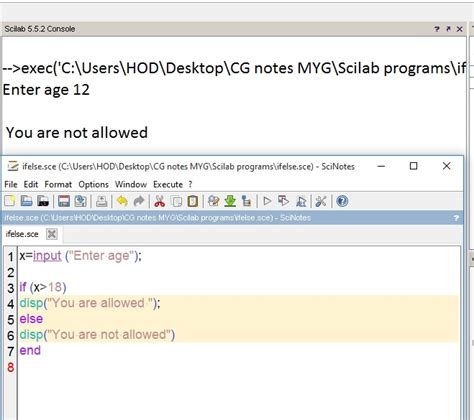 Alrumtech Scilab Control Statements And Loops