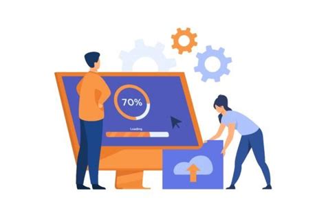 Tiny Programmers Upgrading Operation Sys Graphic By Pch Vector · Creative Fabrica