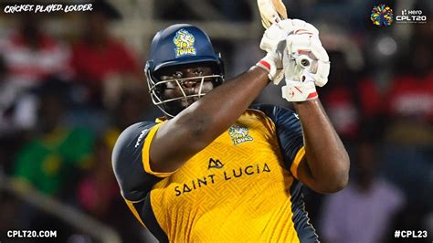 Rahkeem Cornwall Smashes A Fifty Inside The Powerplay Rahkeem Cornwall Innings Powerplay