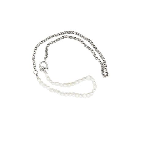 Kettinkje Parelschakel Zilver Bauer Basics