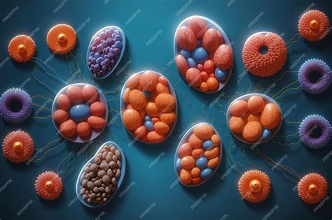premium ai image types of cell division