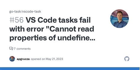 vs code tasks fail with error cannot read properties of undefined reading shell · issue