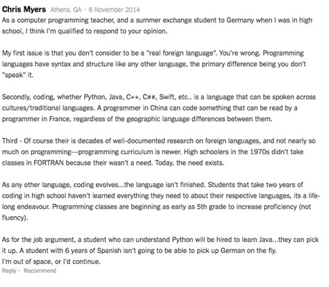 Coding As A Foreign Language Requirement Great Idea Or Absurd By Coding As A Foreign Language Requirement Great Idea Or Absurd By