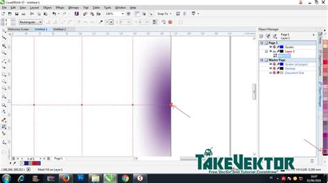 Cara Mewarnai Objek Dengan Mesh Fill Tool Di Coreldraw ~ Takevektor Tutorial And Free Vector