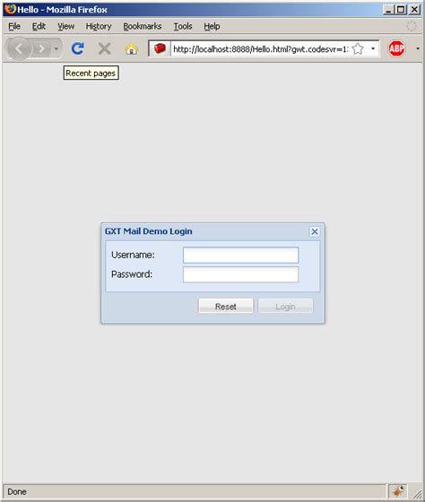 Login Dialog Ext Gwt Dialog Gwt Java