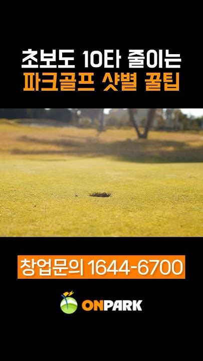 초보도 10타 줄이는 파크골프 샷별 꿀팁 온파크 Youtube