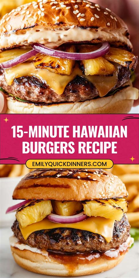 Hawaiian Burger Recipe
