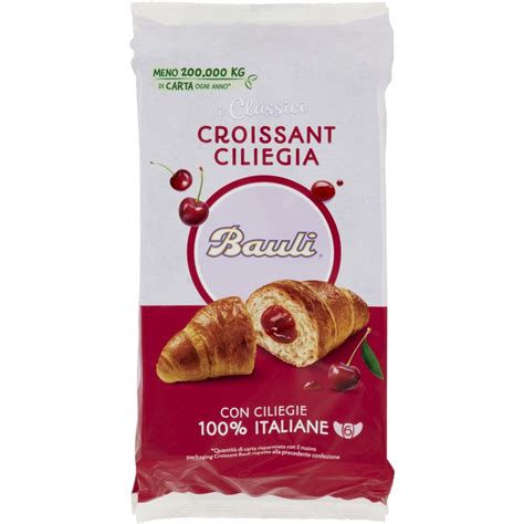Bauli Croissant Alla Ciliegia Cornetti Farciti Conf 6 Brioche