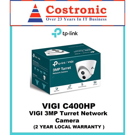 TP-LINK VIGI C400HP-4 3MP TURRET NETWORK CAMERA 4MM | Shopee Singapore