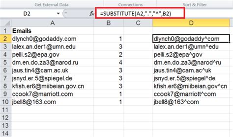 Data Parsing In Excel Using Len And Substitute Function Excel Tv