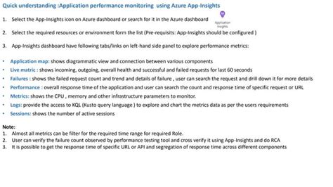Performance Monitoring With App Insights Oneslidedeck Pptx Computing Technology And Computing