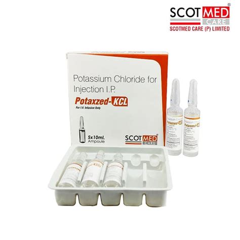 Potassium Chloride Injection Manufacturers And Suppliers In India