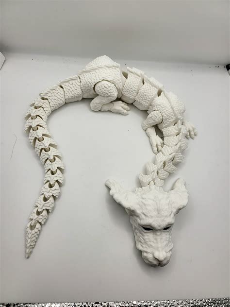3d Printed New Flexi Falkor Luck Dragon • Made With Bambu Lab X1c・cults