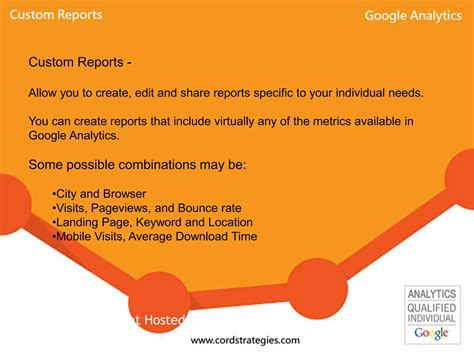Google Analytics Custom Reports PPT
