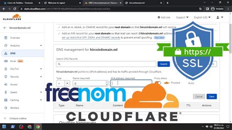 Obtener Dominio GRATIS Y SSL Con Freenom Y Cloudflare YouTube