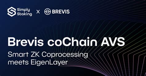 Brevis Cochain Avs Smart Zk Coprocessing Meets Eigenlayer Restaking