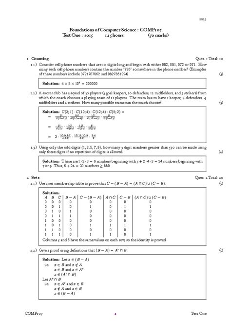 Test One Ans Practice Test 1 With Answers 2015 Foundations Of