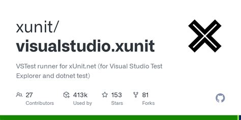 GitHub Xunit Visualstudio Xunit VSTest Runner For XUnit Net For