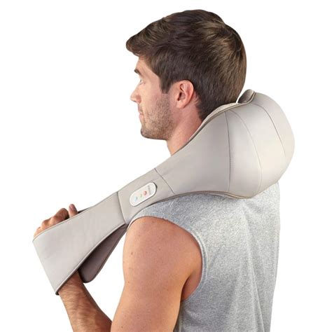 Homedics Neck And Shoulder Massager With Heat And 3 Speeds Quad Action
