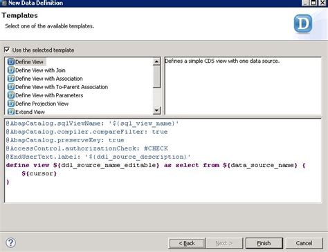 SAP ABAP Central ABAP CDS VIEWS Simplified PART