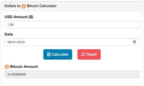 usd to bitcoin calculator convert dollars to bitcoin