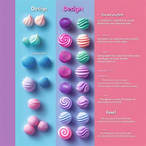 Candy Gradient Poster Premium Ai Generated Image