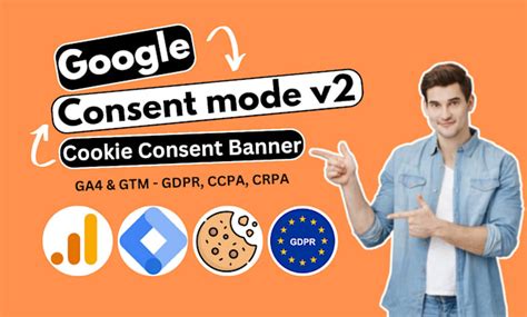 Setup Google Consent Mode V Cookie Consent Banner Gtm Gdpr By