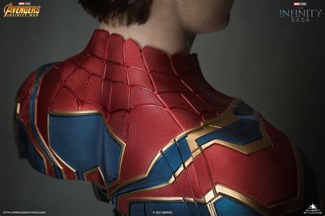 Iron Spider Man Life Size Bust 3 By Aurick Zbrushcentral