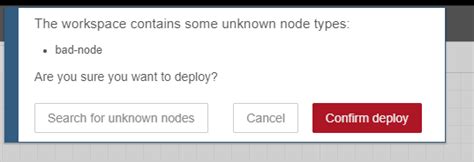 Flows Stopped Due To Missing Node Types A Feature Suggestion To Help Core Development Node