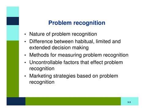 Bb Chapter Three Problem Recognition