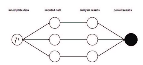 A Diagram Illustrates The Three Main Steps In Multiple Imputations