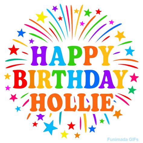 Bright Birthday Wishes Animation For Hollie Download On