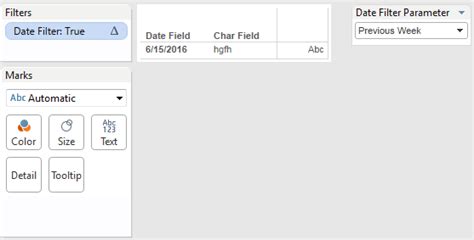 tableau filter parameter for different date ranges stack overflow