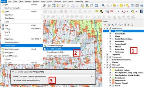Geospasial PDF GeoPDF Format File Eksport Baru Yang Menarik Di QGIS Spasialkan COM