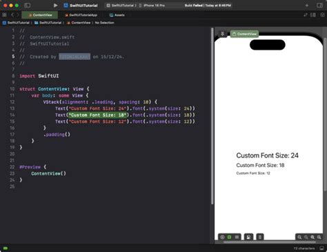 Swiftui Text Size Examples 3