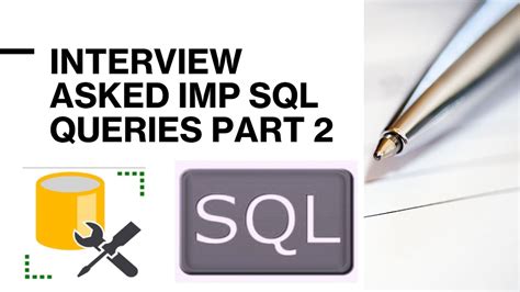 Data Professional Mastery Interview Sql And Bi Queries Sql Query