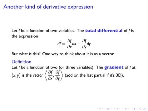 Lesson 15 Gradients And Level Curves Ppt
