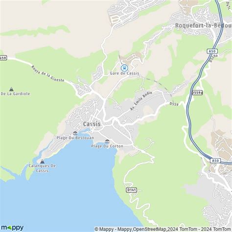 Map Cassis Map Of Cassis 13260 And Practical Information