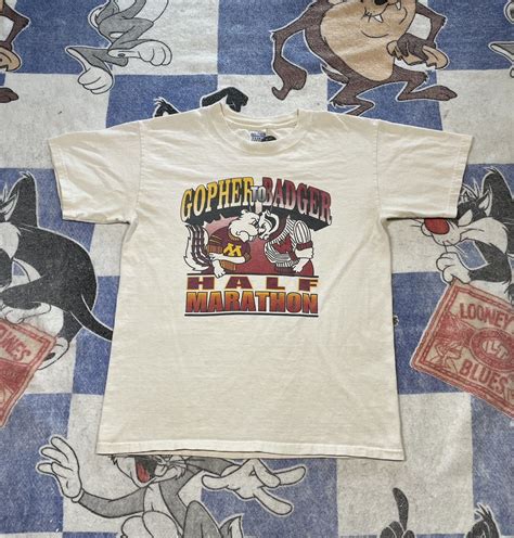 Vintage Gopher Badger Half Marathon Tee Grailed