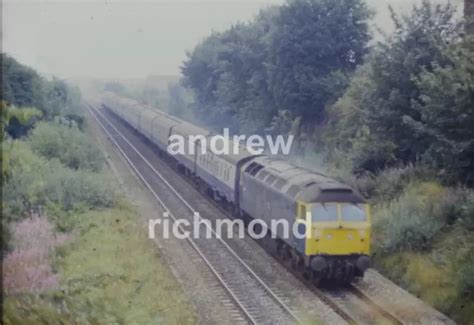47196 Class 47 Connahs Quay Passenger Train 1980 Original 35mm Railway