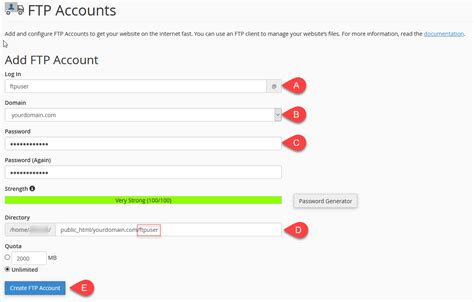 How To Create Additional Ftp Users In Cpanel Hostupon Knowledgebase