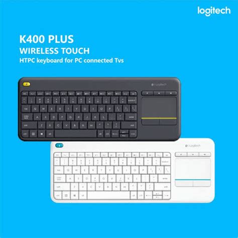 Jual Logitech K400 Keyboard Wireless Touch Hitam Kota Medan Kedai